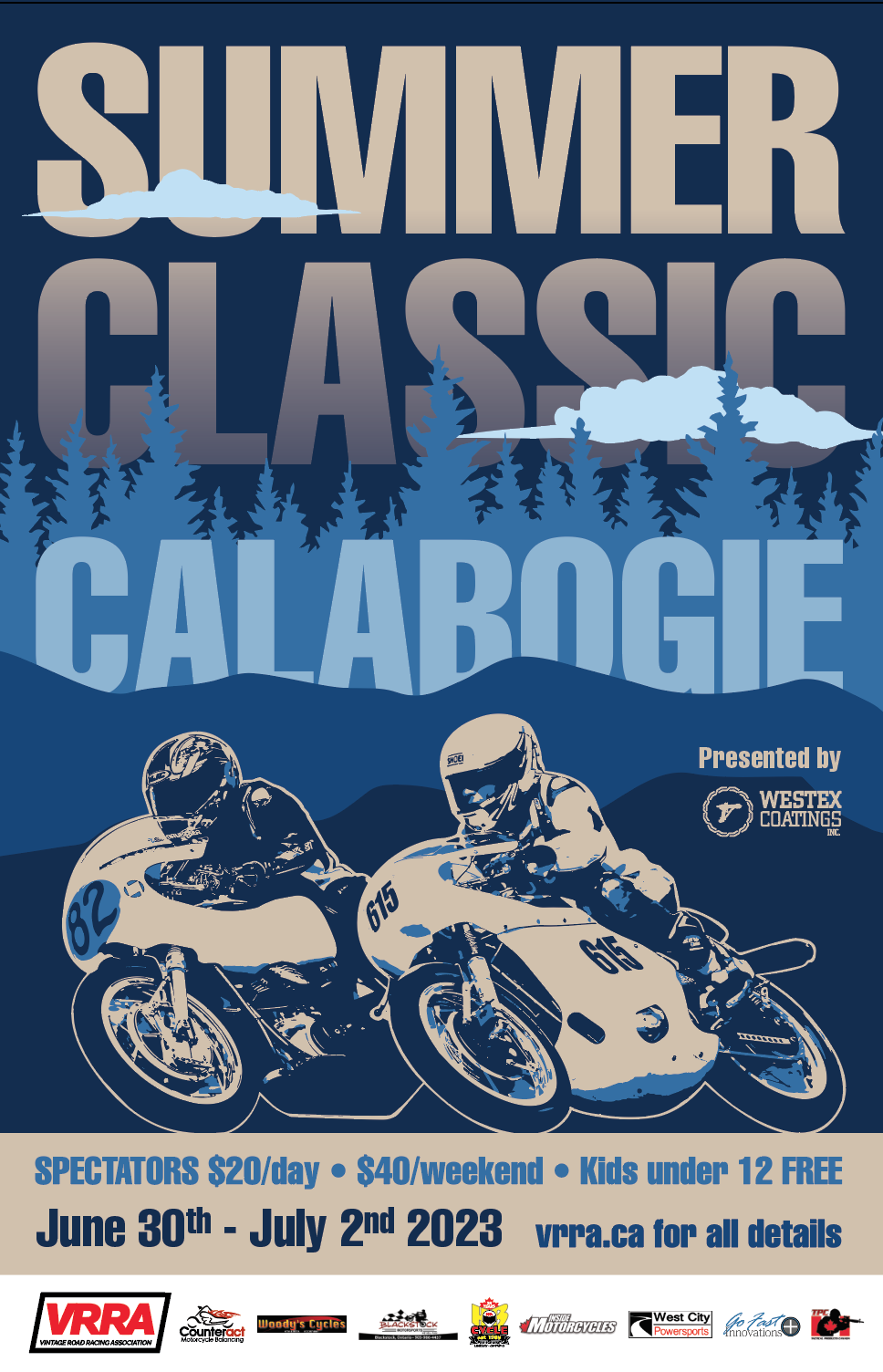 Summer Classic Poster - Vintage Road Racing Association